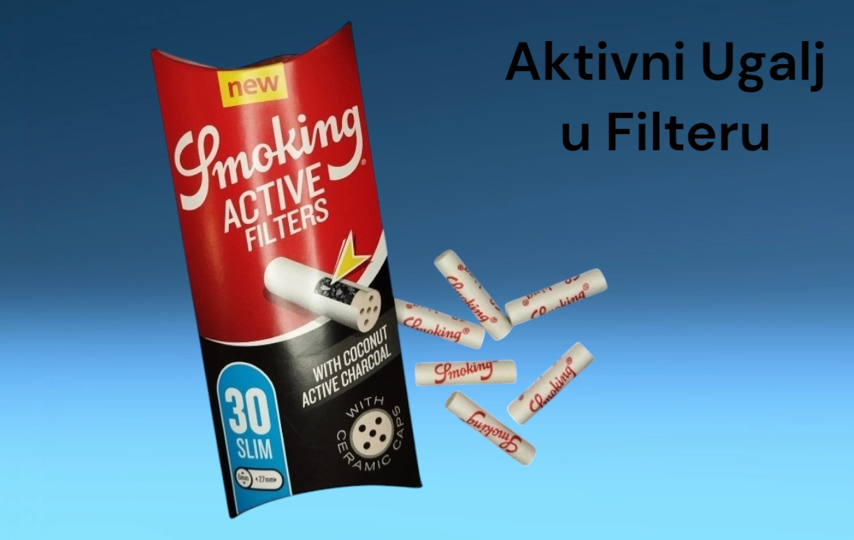 Smoking Active Filter - Slim Carbon 30kom